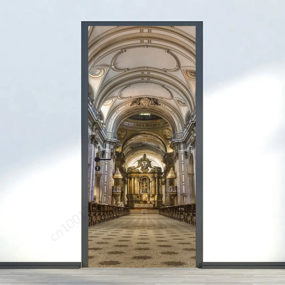 Chapel Arch Design Door Stickers Islamic Muslim Festival Ramadan ration ...