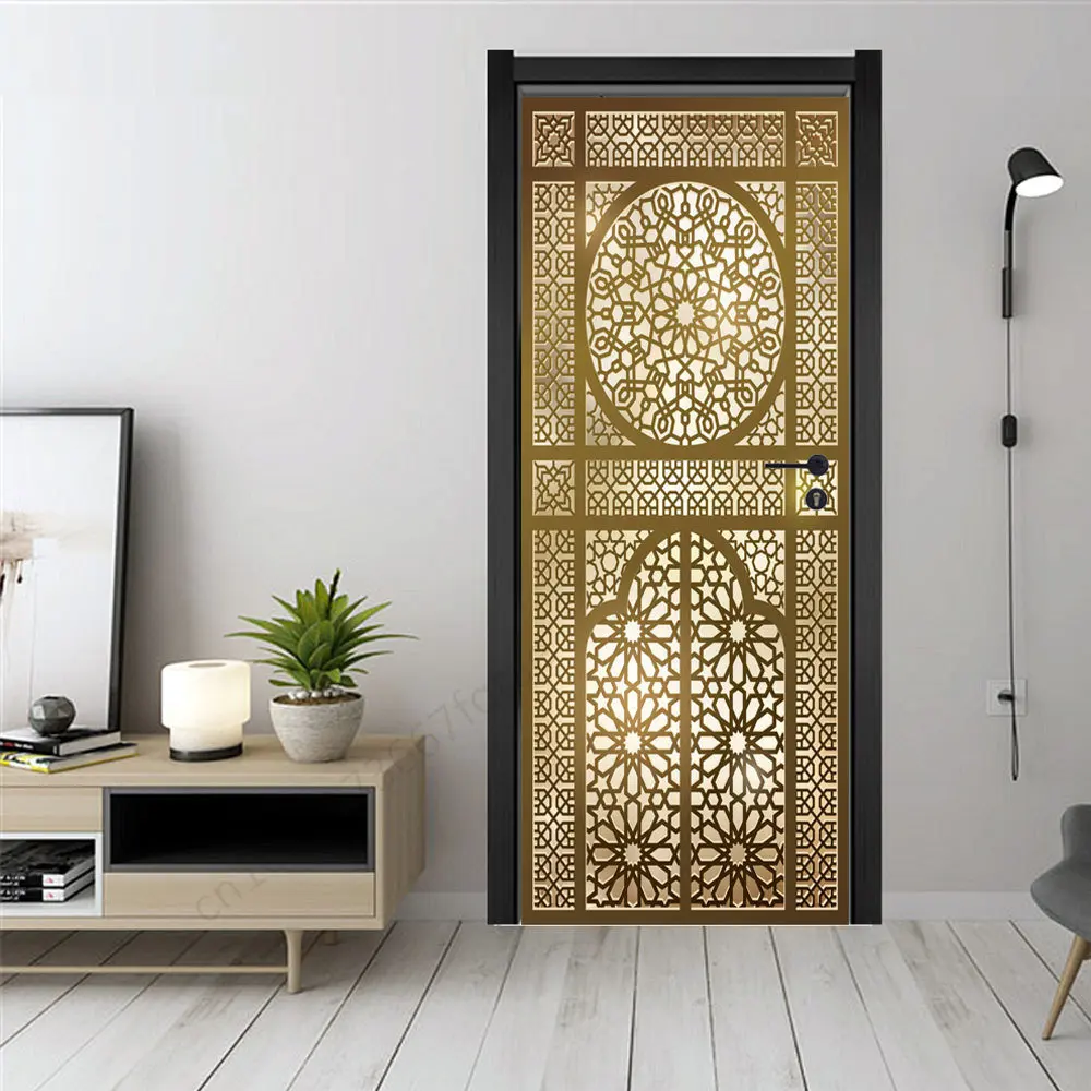 Chapel Arch Design Door Stickers Islamic Muslim Festival Ramadan ration ...
