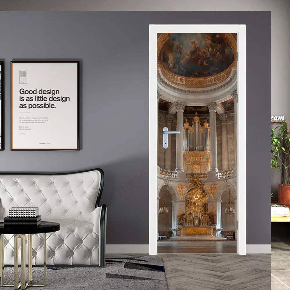 Chapel Arch Design Door Stickers Islamic Muslim Festival Ramadan ration ...