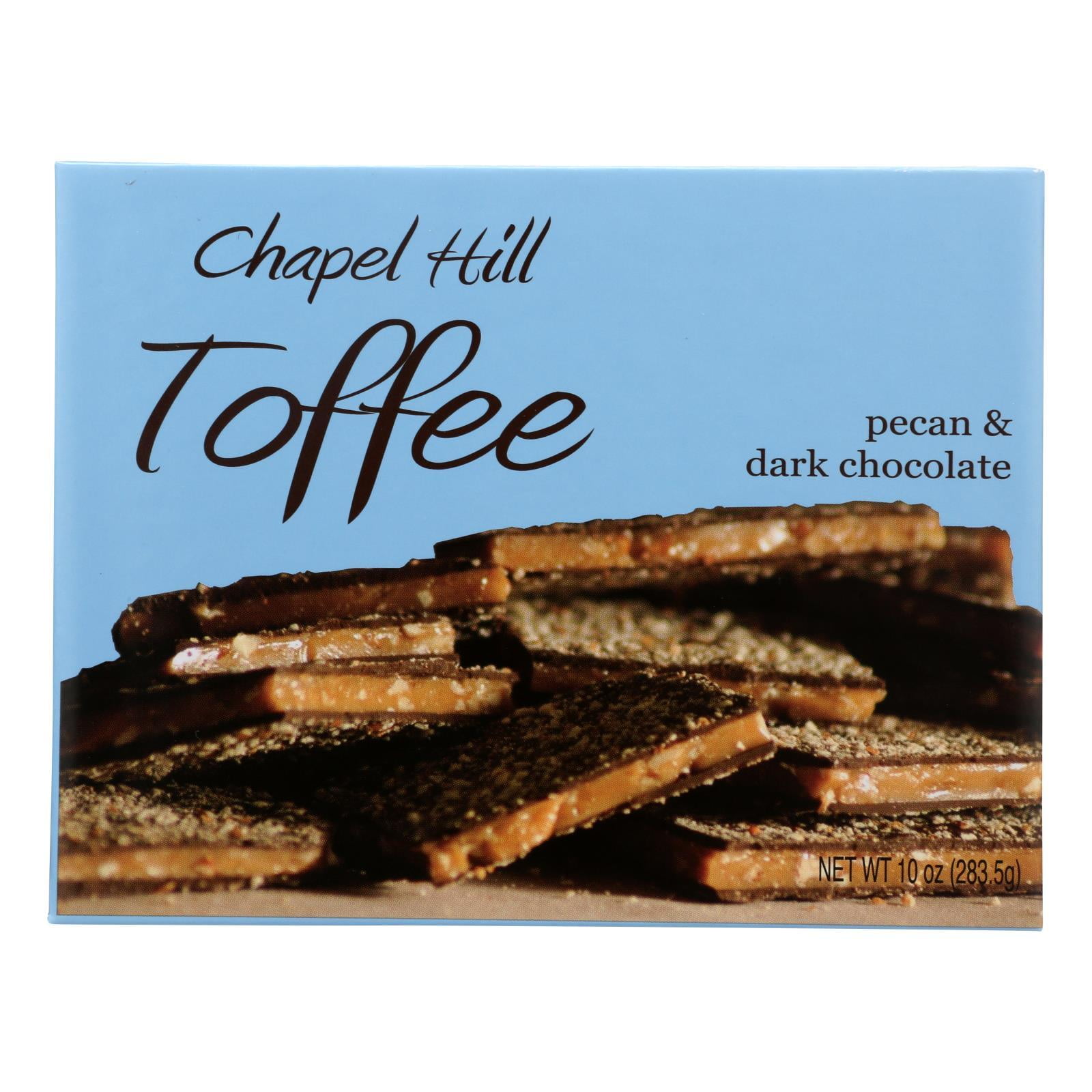 Chapel Hill Toffee - Toffee Pecan & Dark Chocolate - Case of 12-10 OZ ...