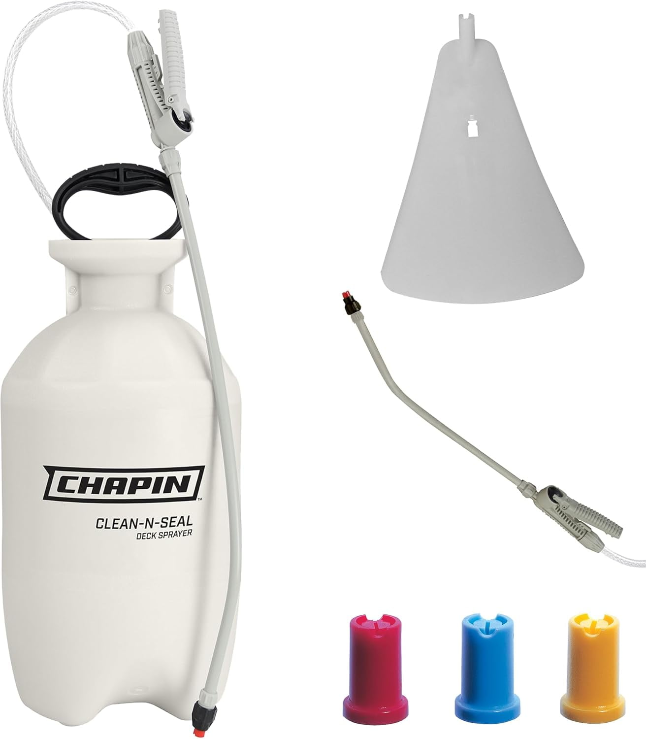 Chapin 25020 2-Gallon Clean 'N Seal Poly Deck Sprayer for Deck Cleaners ...