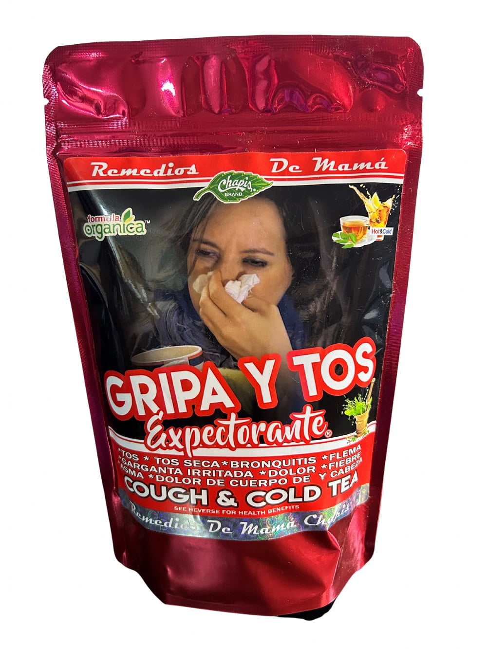 Chapis Cough & Cold Tea- Gripa y Tos Expectorante -Net Wt. 3.5 oz. (99 g.) - Walmart.com