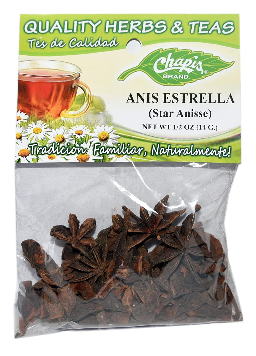 Chapis Tea Anis Estrella - Dried Herbal 1/2 oz (14g) 3 Pack - Walmart ...