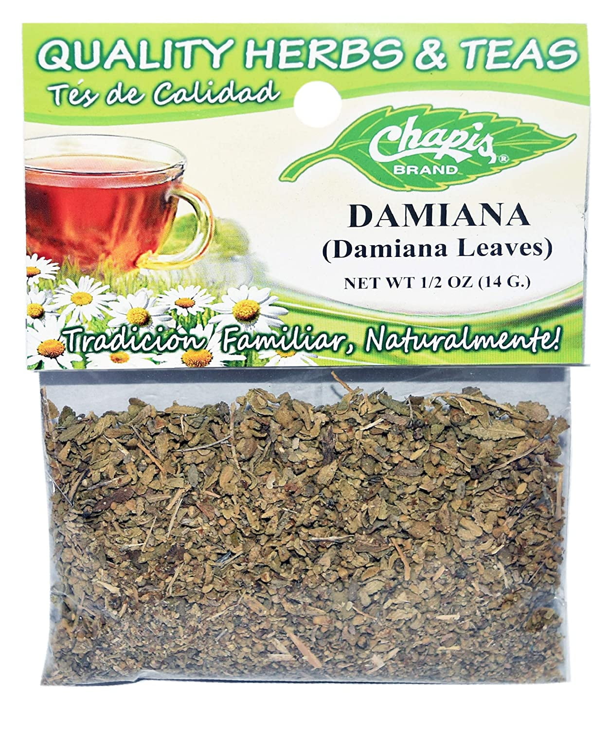Chapis Tea/ Hierba Hojas De Damiana -Dried Natural Herbs Net Wt. 1/2 oz. (14 g) (3 Pack ...