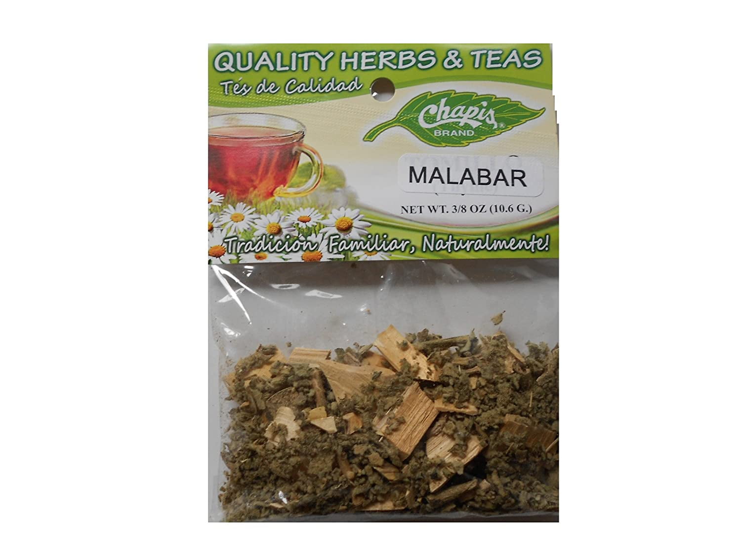 Chapis Tea / Hierba Malabar. Net Wt 3/8OZ (10.6gr) 3-Pack - Walmart.com