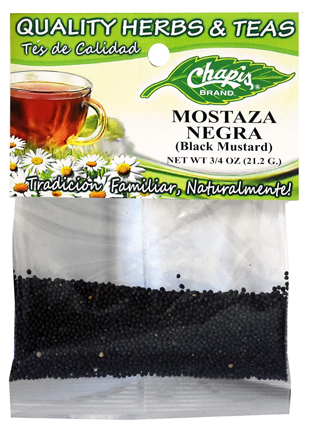 Chapis Tea/ Hierba Mostaza Negra -Dried Natural Herbs Net Wt. 3/4 oz ...