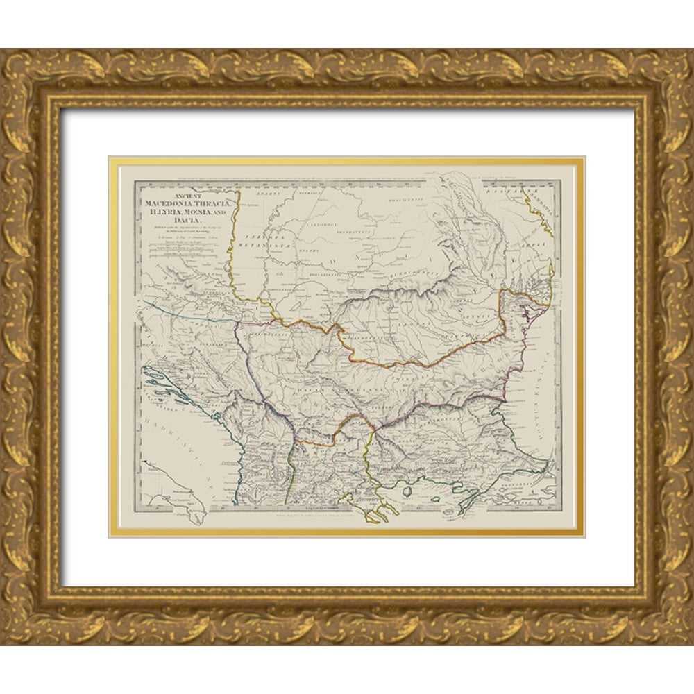 Chapman 14x12 Gold Ornate Wood Framed with Double Matting Museum Art ...