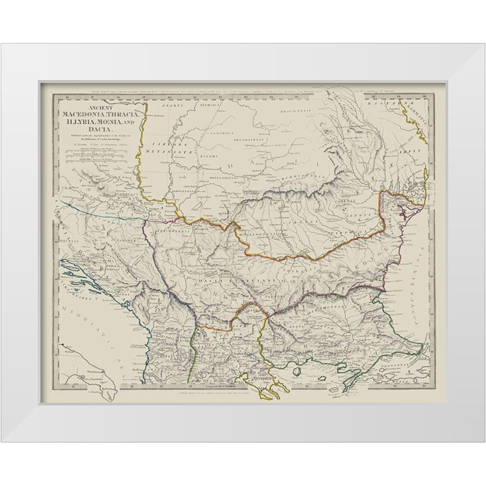 Chapman 32x26 White Modern Wood Framed Museum Art Print Titled ...