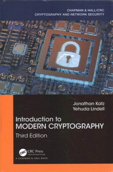 Pre-Owned Introduction to Modern Cryptography: Third Edition (Chapman & Hall/CRC Cryptography ...