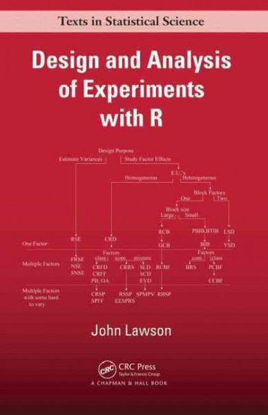Pre-Owned Chapman & Hall/CRC Texts in Statistical Science: Design and Analysis of Experiments ...