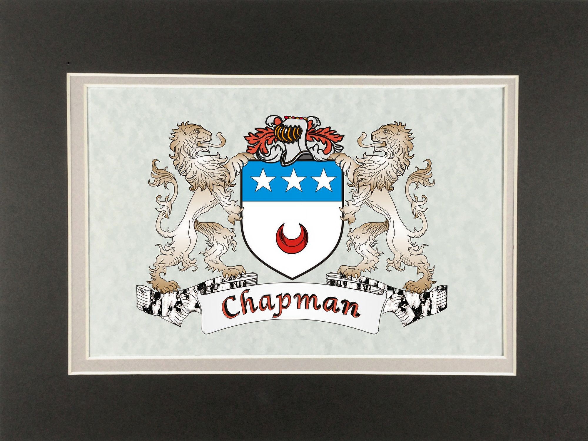 Chapman Irish Coat of Arms Print - Frameable 9" x 12" - Walmart.com