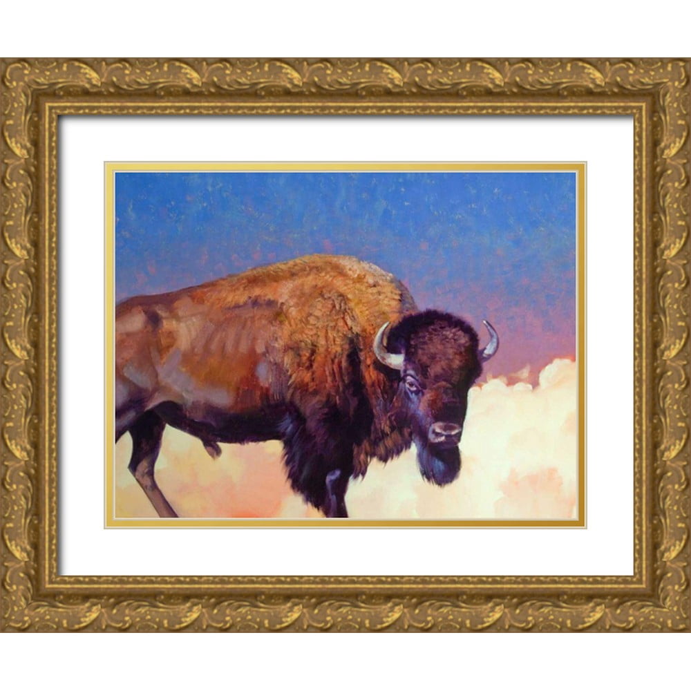 Chapman, Julie T. 14x12 Gold Ornate Wood Framed with Double Matting ...