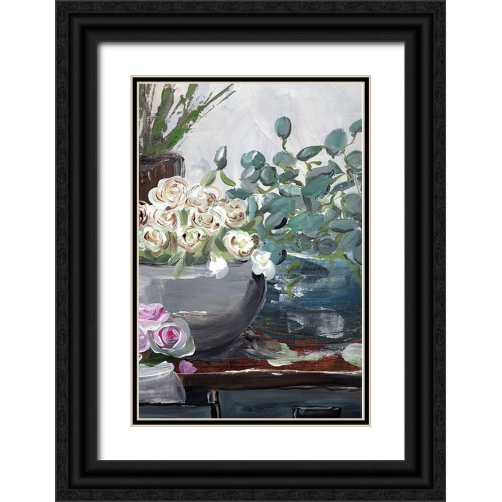 Chapman, Marcy 11x14 Black Ornate Wood Framed with Double Matting ...