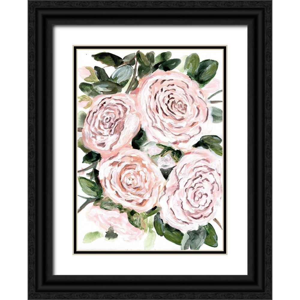Chapman, Marcy 11x14 Black Ornate Wood Framed with Double Matting ...