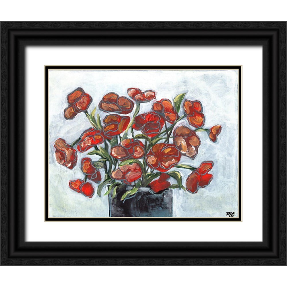 Chapman, Marcy 14x12 Black Ornate Wood Framed with Double Matting ...