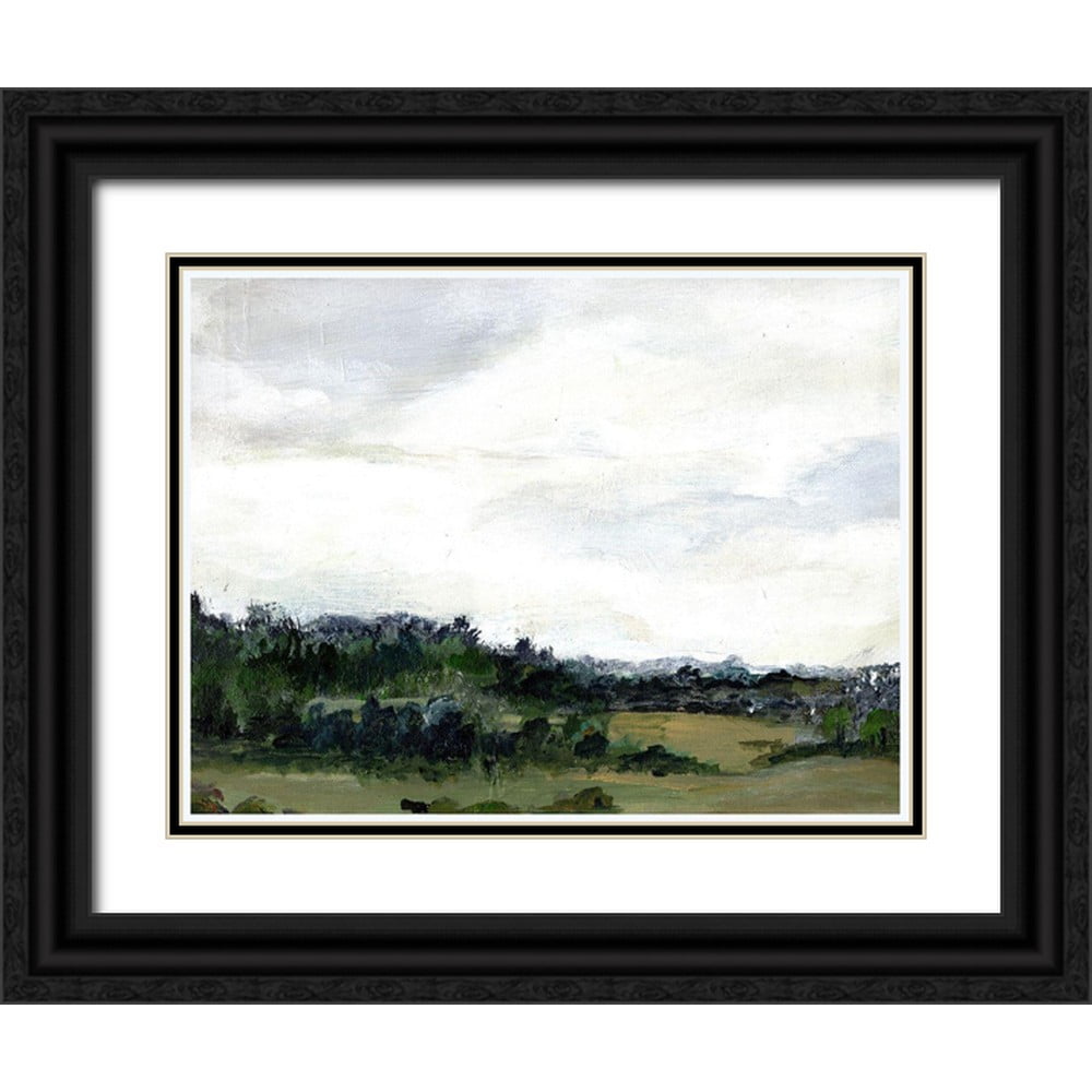 Chapman, Marcy 14x12 Black Ornate Wood Framed with Double Matting ...
