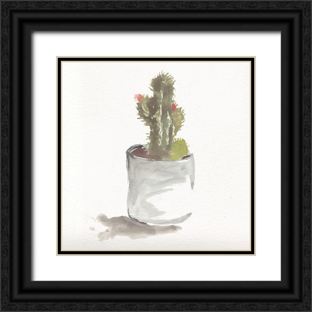Chapman, Marcy 20x20 Black Ornate Wood Framed with Double Matting ...