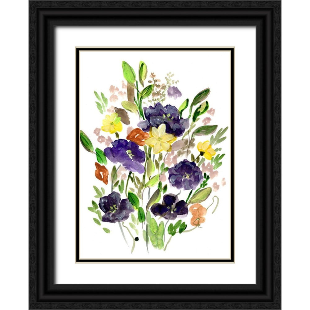 Chapman, Marcy 24x32 Black Ornate Wood Framed with Double Matting ...