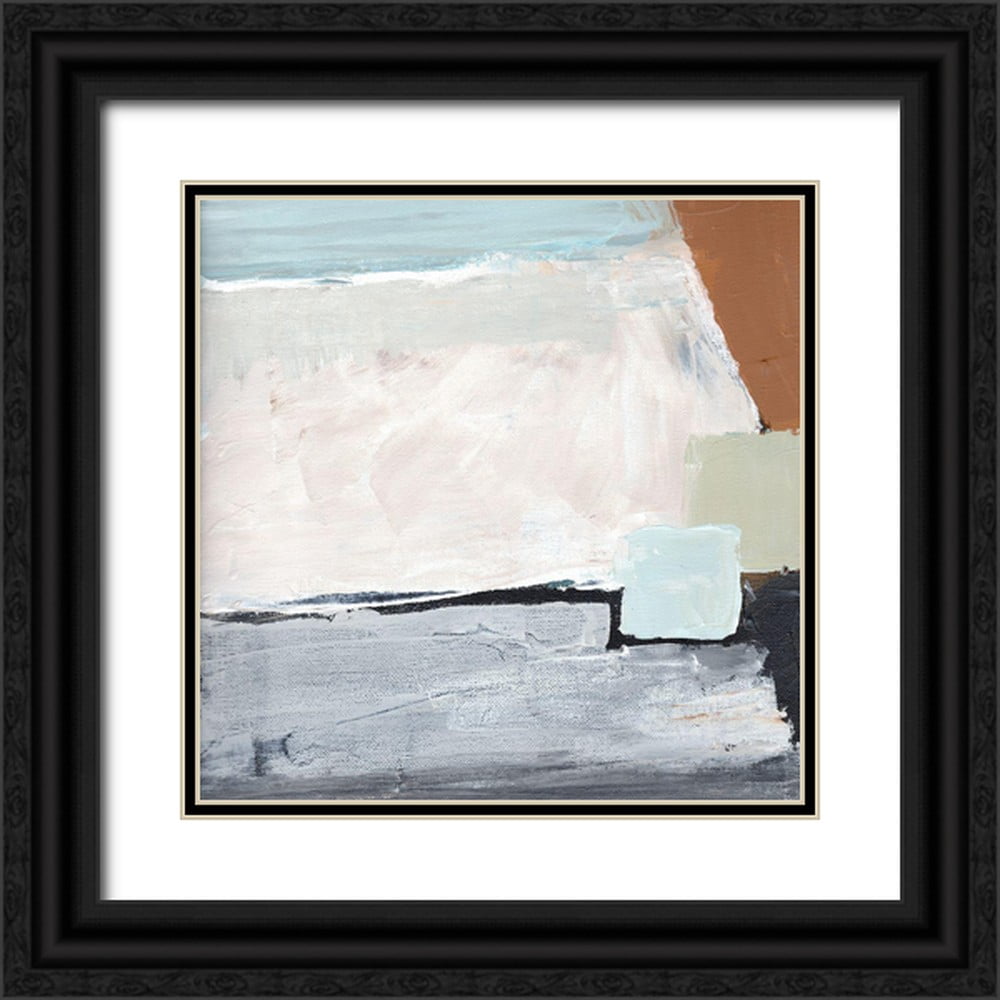 Chapman, Marcy 26x26 Black Ornate Wood Framed with Double Matting ...