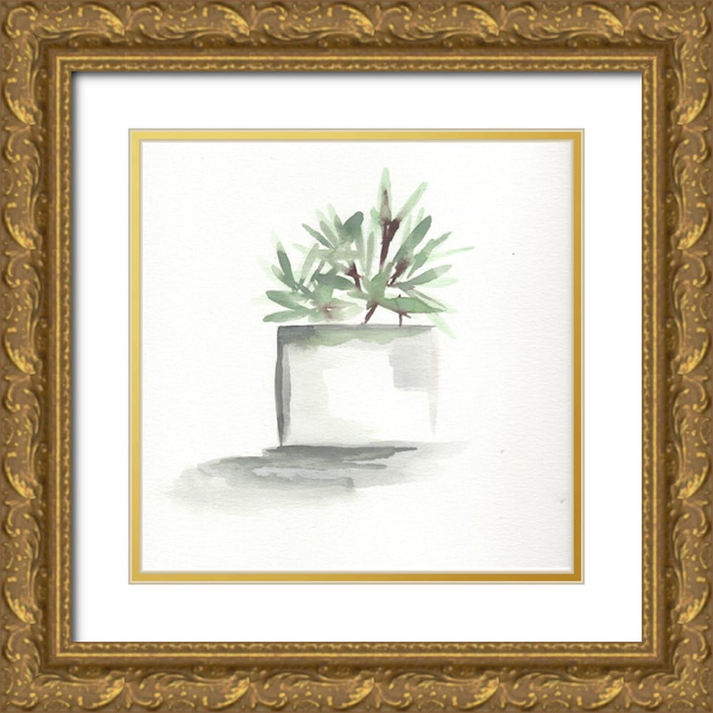 Chapman, Marcy 26x26 Gold Ornate Wood Framed with Double Matting Museum ...