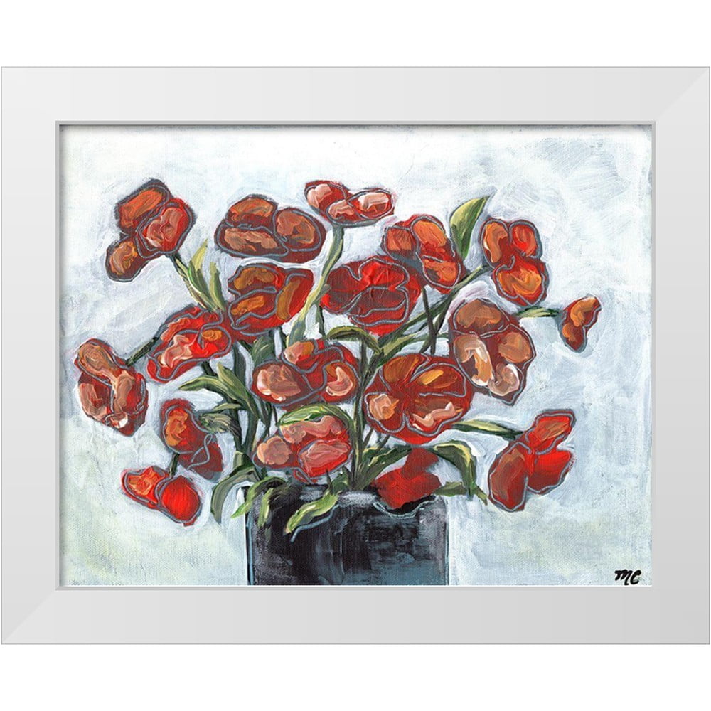 Chapman, Marcy 32x26 White Modern Wood Framed Museum Art Print Titled ...