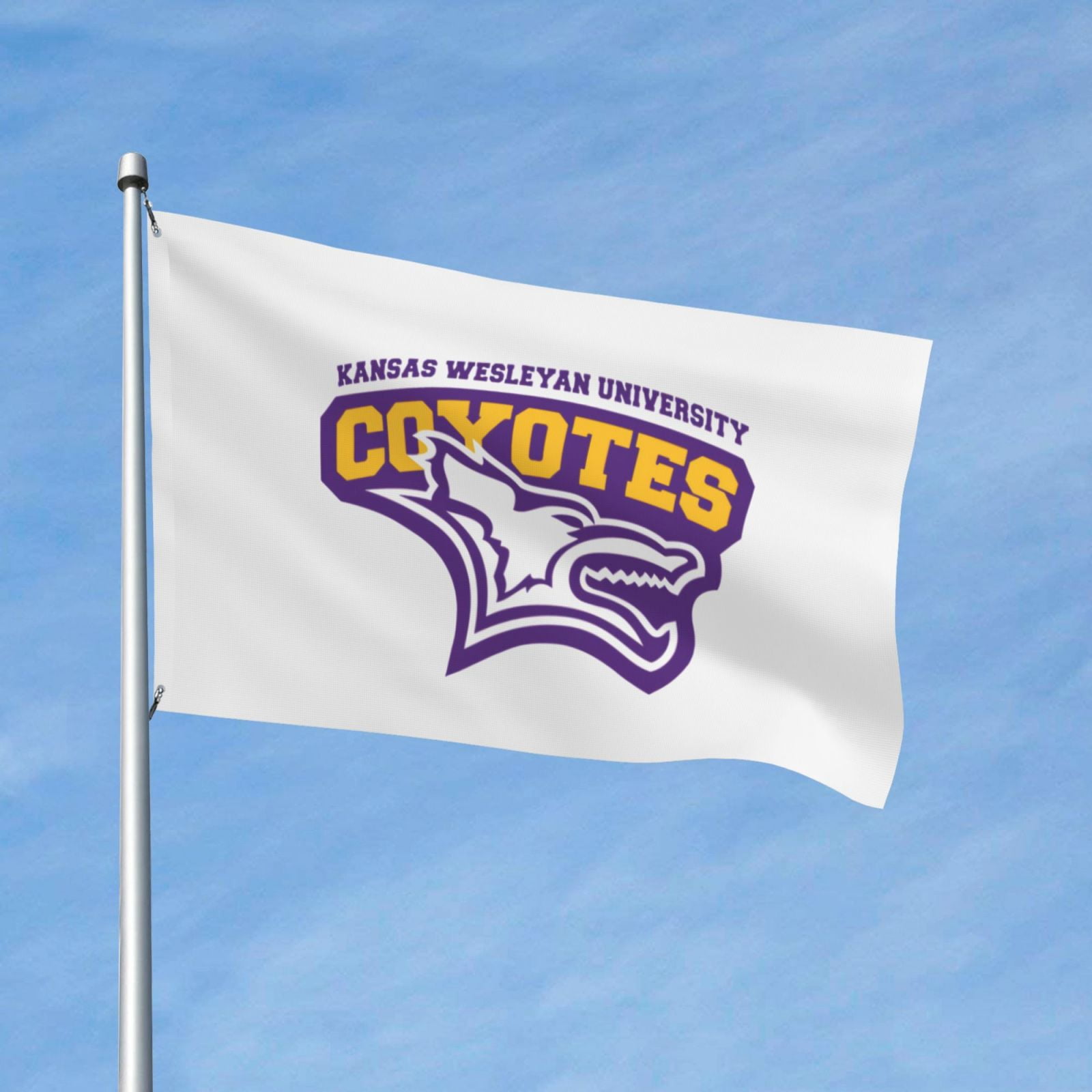 Kansas Wesleyan University Banner 3x5 Ft Flag,Double Sided Printed Flag ...