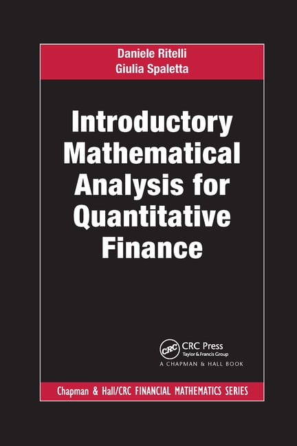 Quantitative Analysis Finance