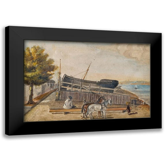 Chappel, William P. 14x11 Black Modern Framed Museum Art Print Titled ...