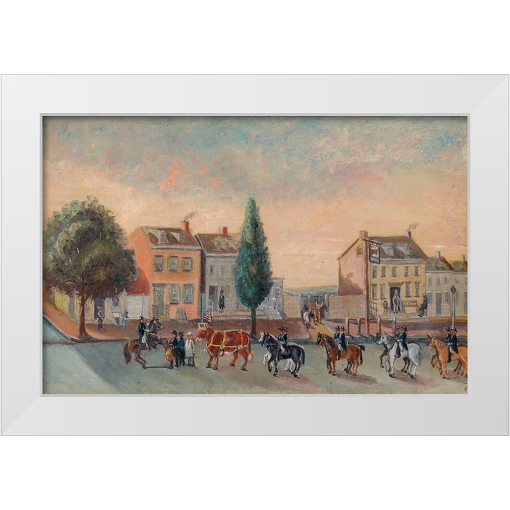 Chappel, William P. 14x11 White Modern Wood Framed Museum Art Print ...