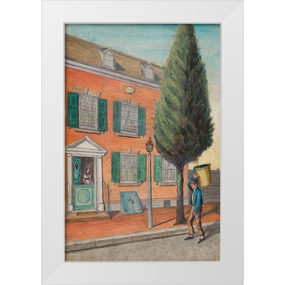 Chappel, William P. 22x32 White Modern Wood Framed Museum Art Print ...