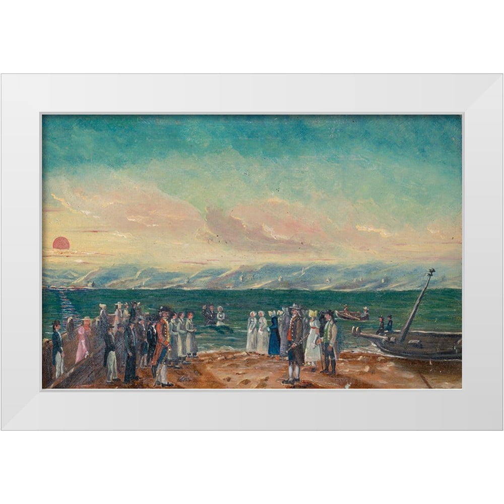 Chappel, William P. 32x22 White Modern Wood Framed Museum Art Print ...