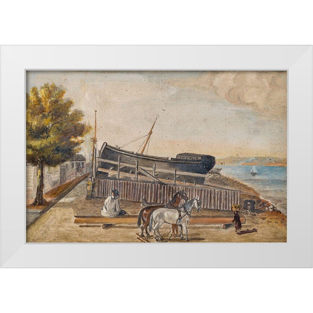 Chappel, William P. 32x22 White Modern Wood Framed Museum Art Print ...