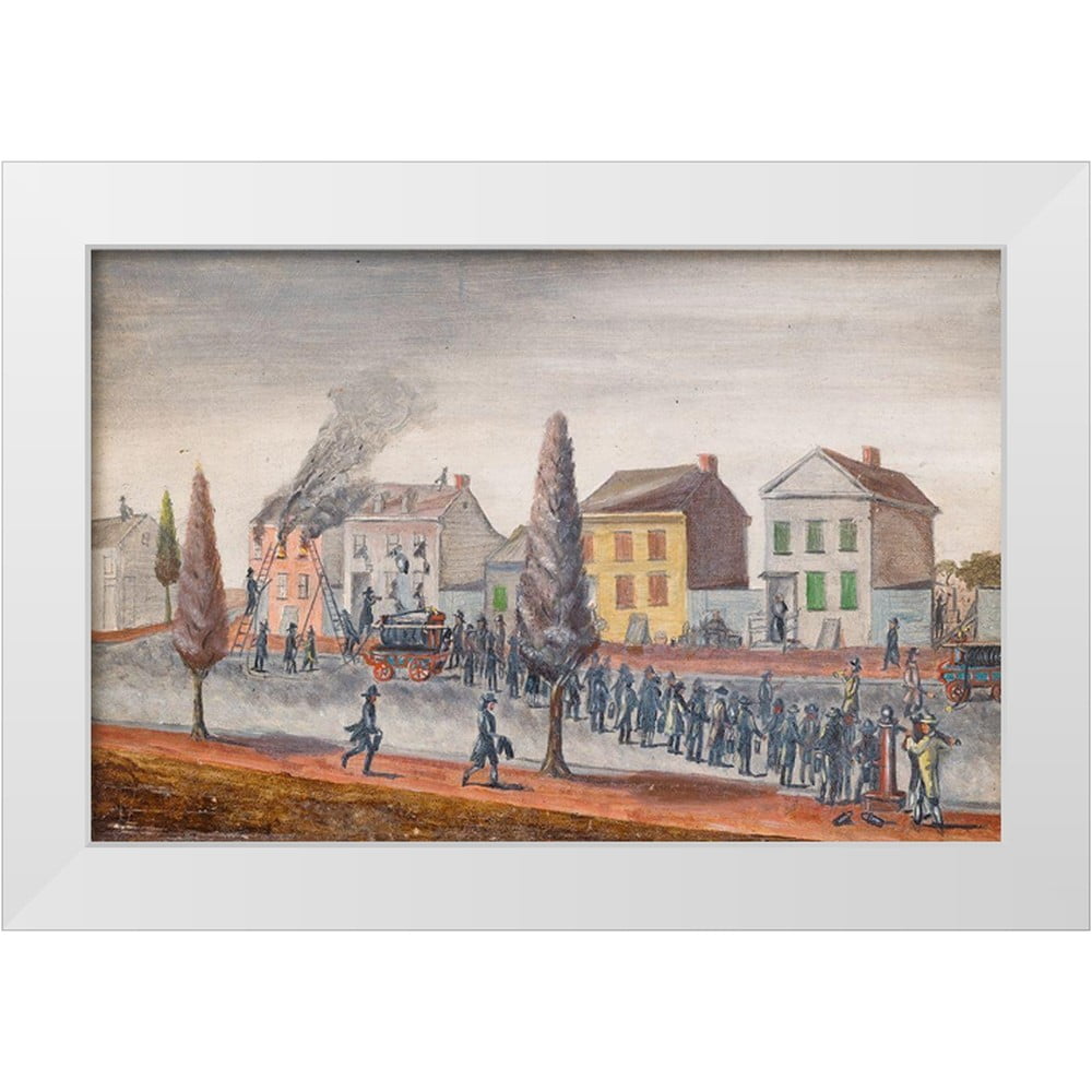 Chappel, William P. 32x22 White Modern Wood Framed Museum Art Print ...
