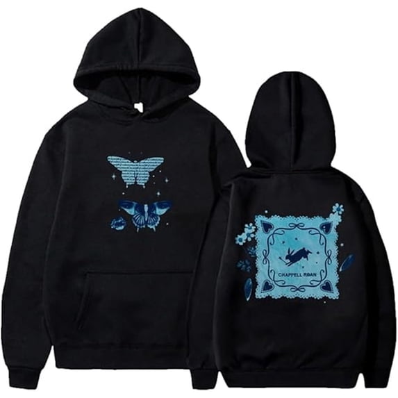 Chappell Roan Merch 2025 World Tour Butterfly Hoodie Unisex Fashion ...