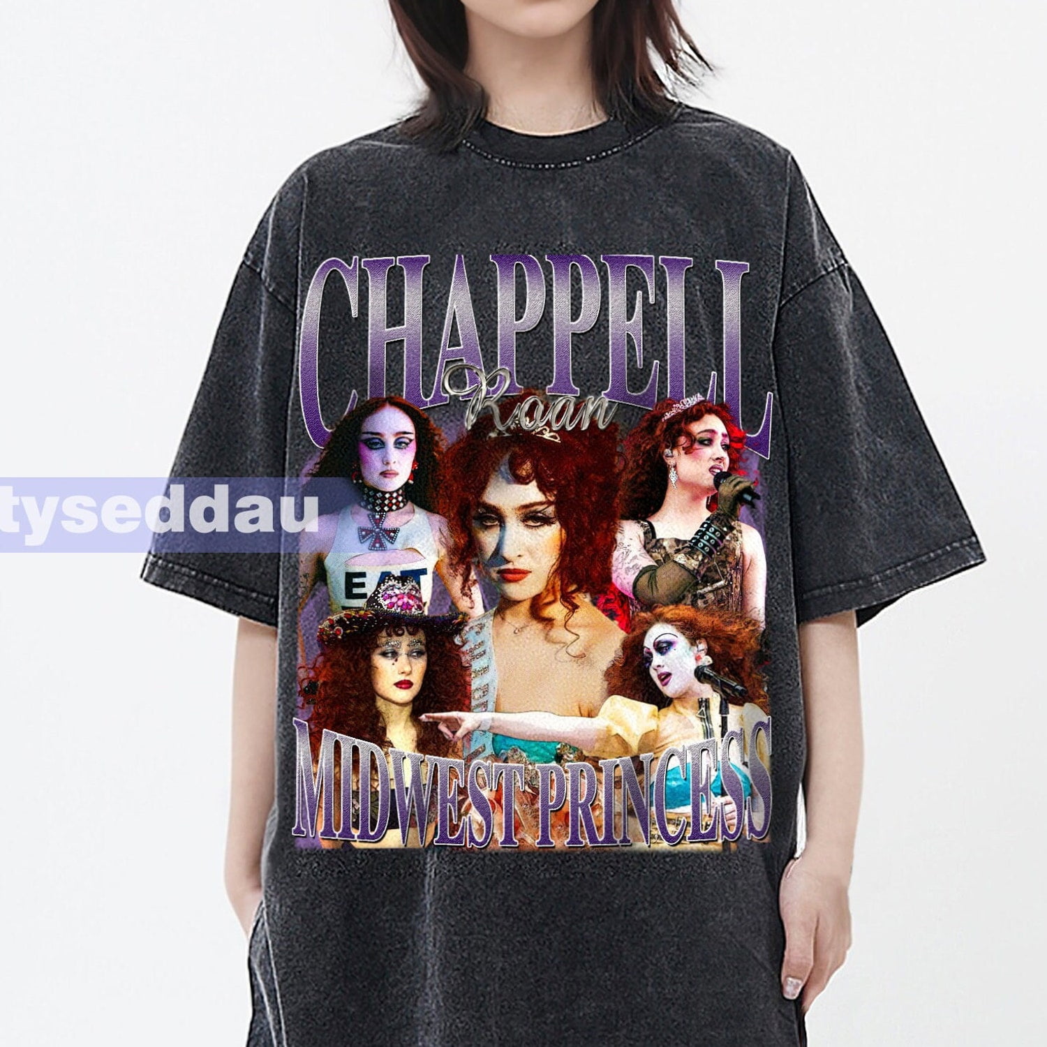 Chappell Roan Midwest Princess Vintage Washed T-Shirt,Chappell Roan ...