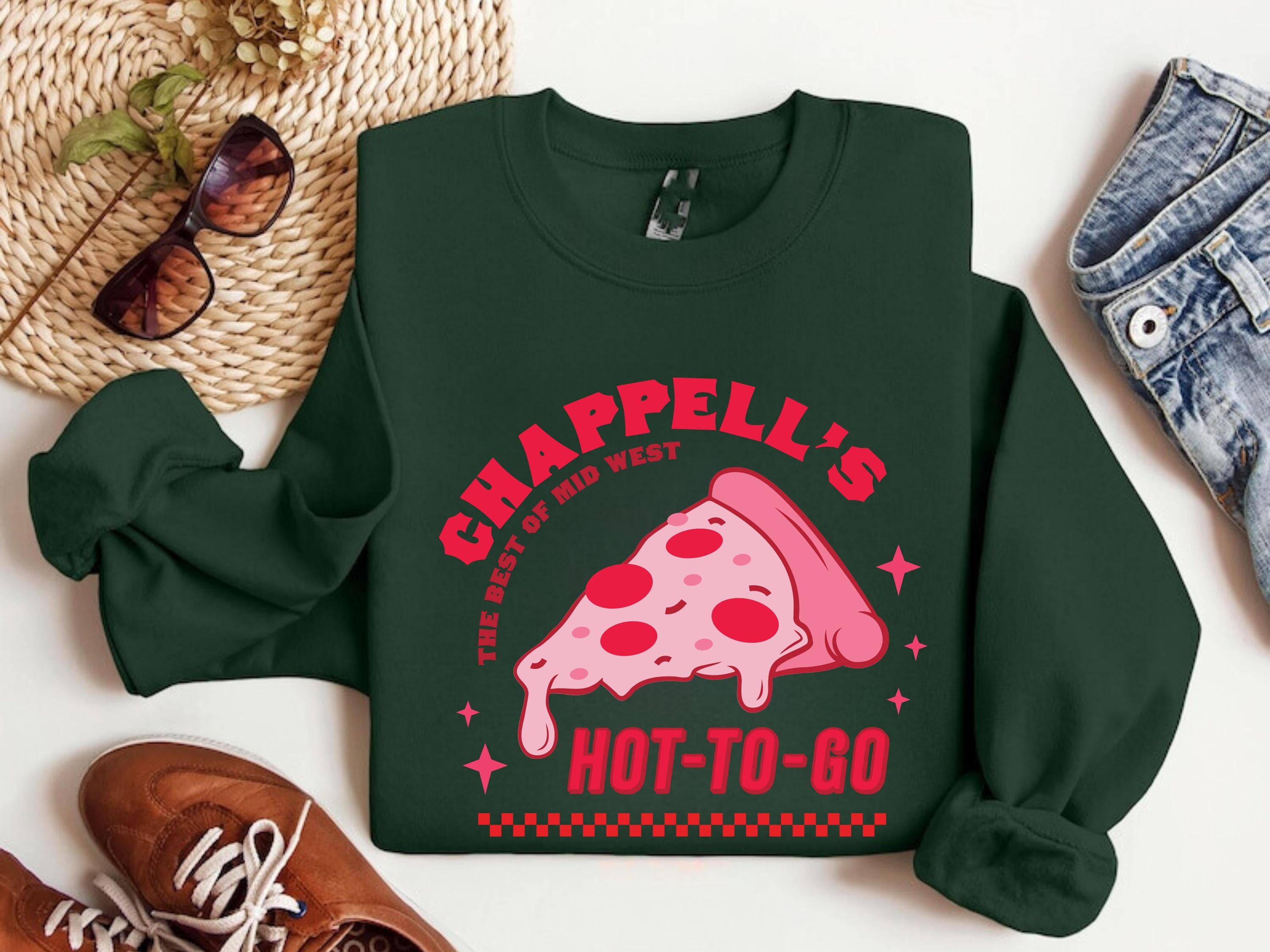 Chappell's Hot to Go T-Shirt, Pizza Shirt, Gift for Her, Gifts for ...