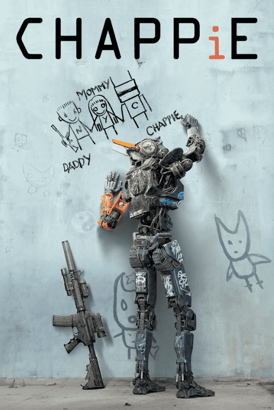 Chappie 2015 Poster 24x36 - Sci-Fi Action Drama Robot Uprising Hugh ...