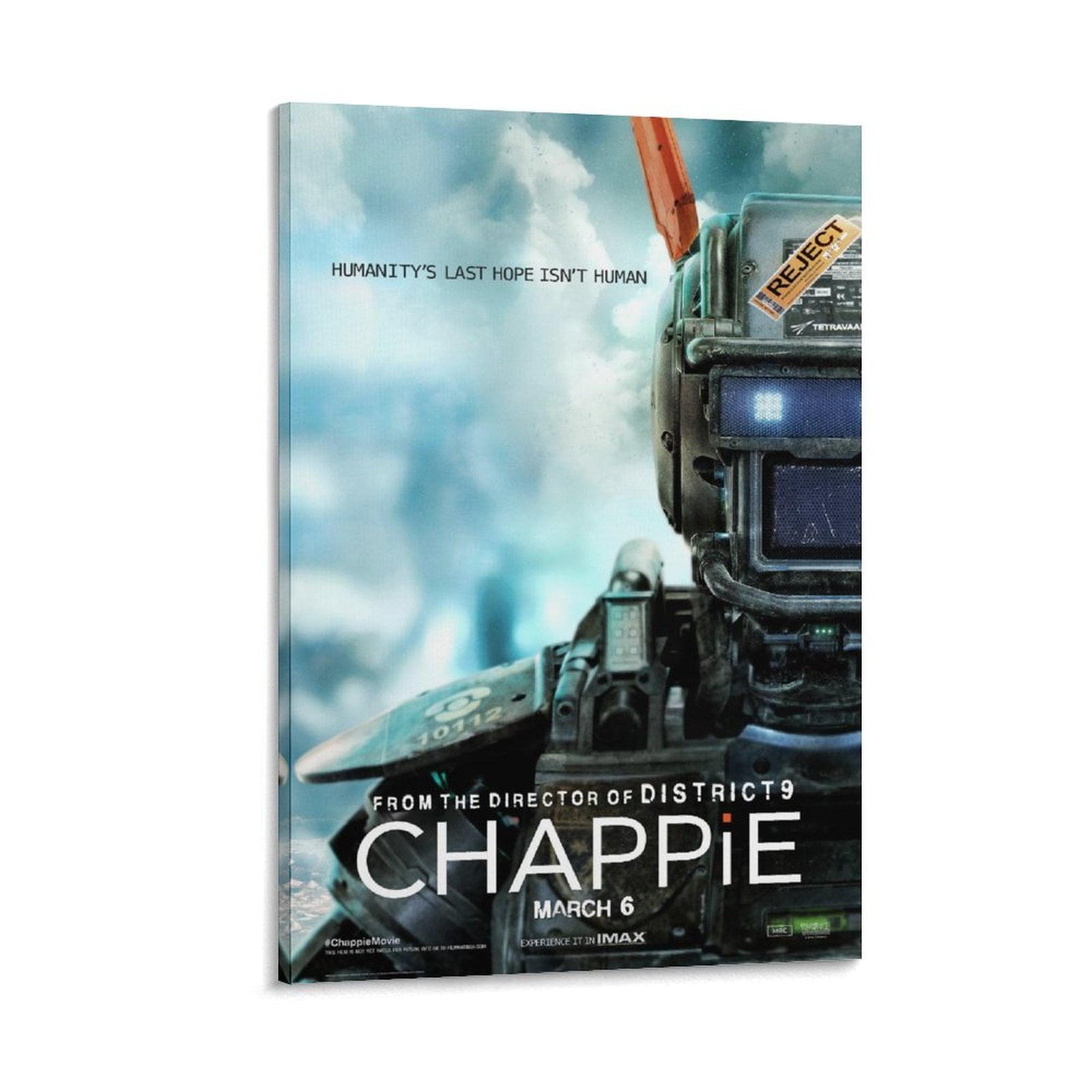 Chappie Classic Movie Poster Poster Cool Artworks Painting Wall Art Canvas Prints Hanging ...