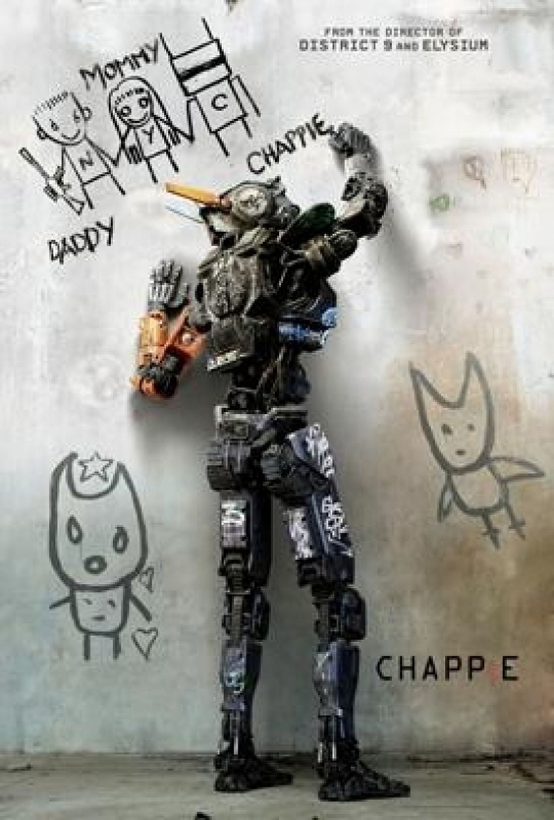 Chappie - Teaser Laminated Poster (24 x 36) - Walmart.com