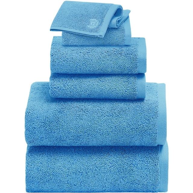 Chaps Bath Towels 6-Piece Sets for Bathroom - Ring Spun Cotton Towel ...