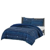 Chaps Boys Twin Comforter Set 2-Piece Reversible Microfiber Shark ...