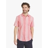 Chaps Men's Cotton Linen Short Sleeve Woven Shirt, Sizes S-2XL ...