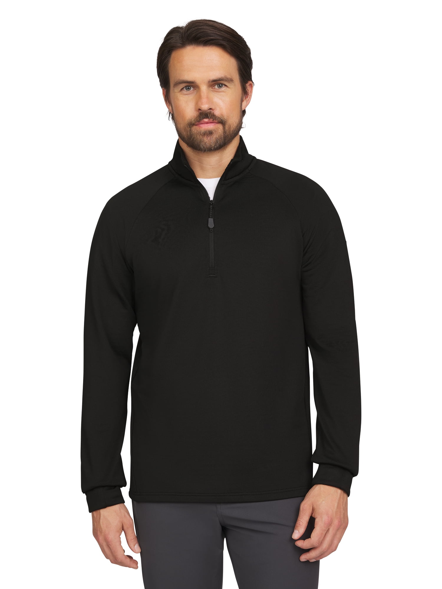 Chaps Golf Men's & Big Men's Jacquard Quarter Zip Sweater, Sizes S-5XL ...