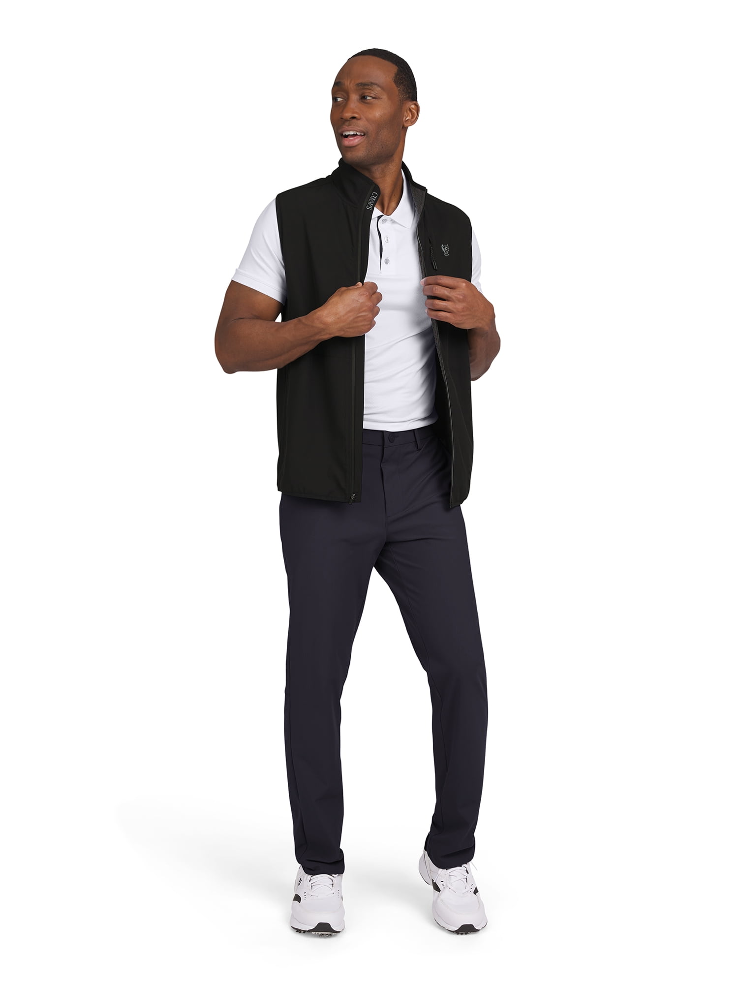 Chaps Golf Men's and Big Men's Slim Fit Stretch Chino Pants with ...