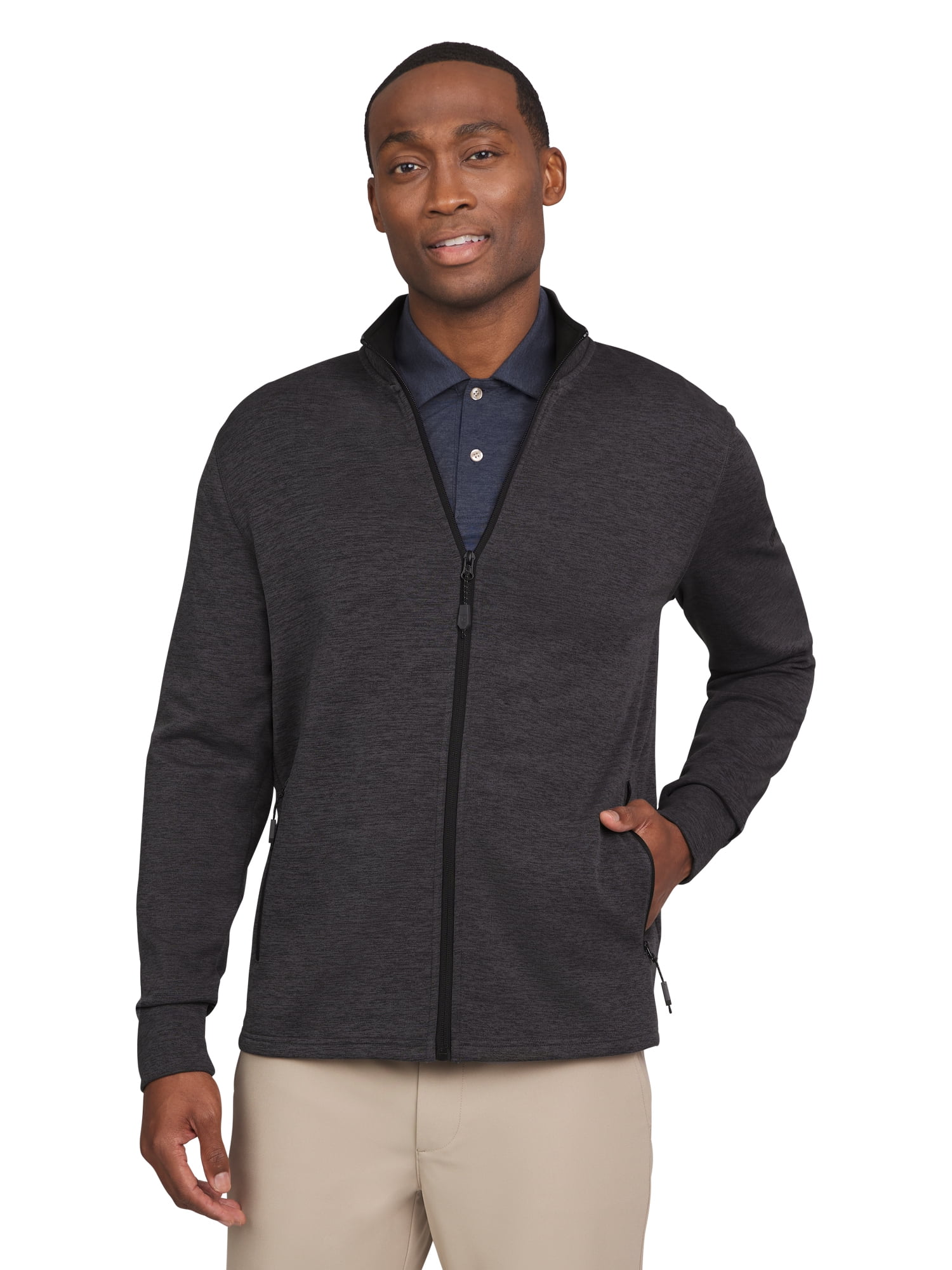 Chaps Golf Mens & Big Men's Performance Fleece Full-Zip Jacket, Sizes S ...