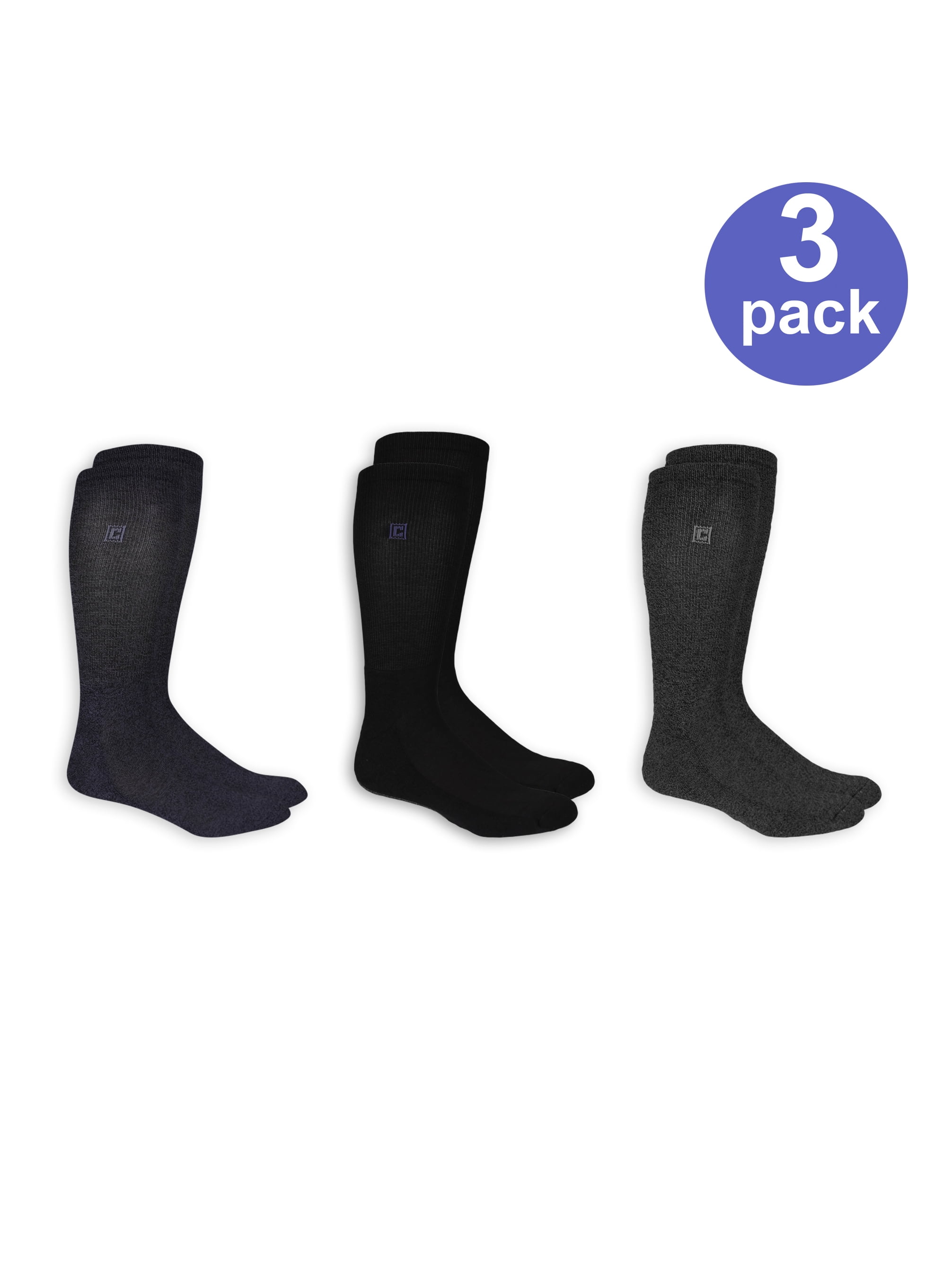 Chaps Marled Crew Socks, 3 Pairs - Walmart.com