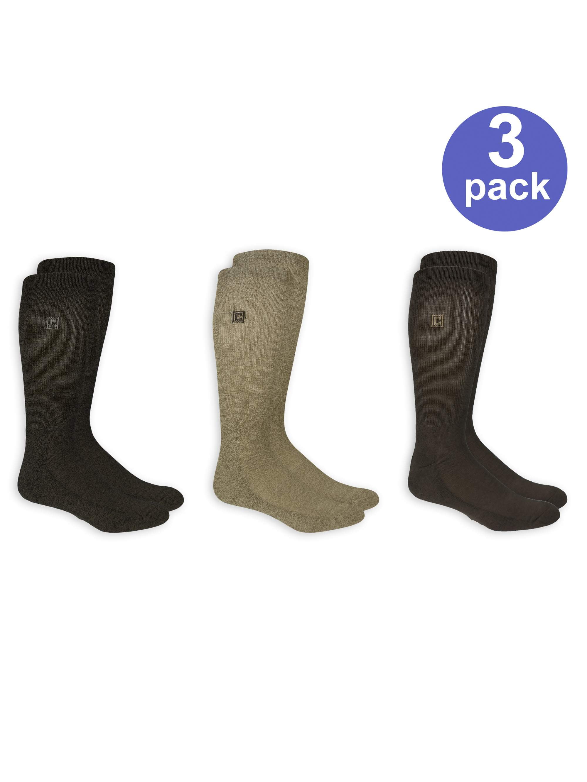 Chaps Marled Crew Socks, 3 Pairs - Walmart.com
