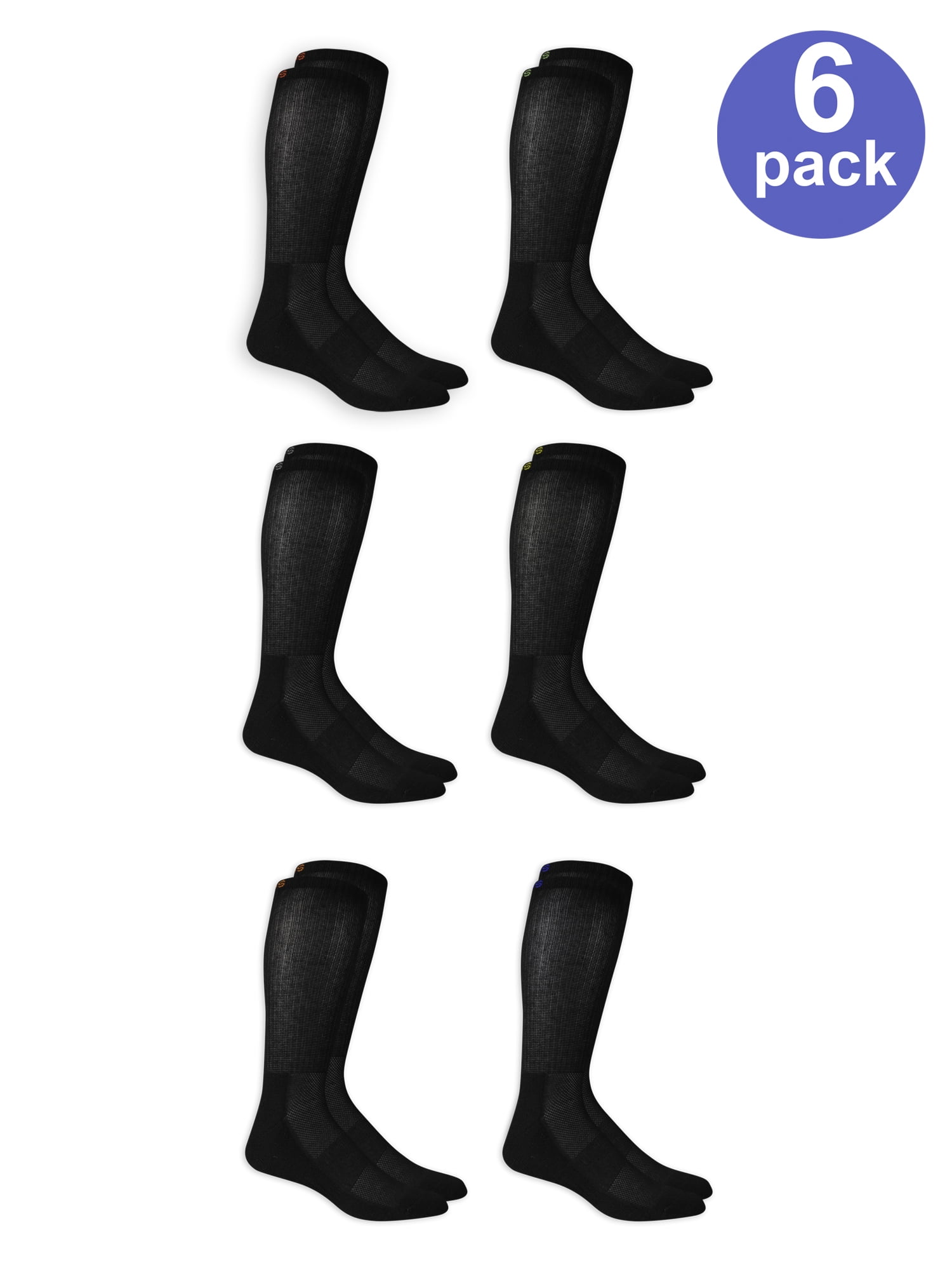 Chaps Men's Athletic Crew Socks, 6 Pairs - Walmart.com