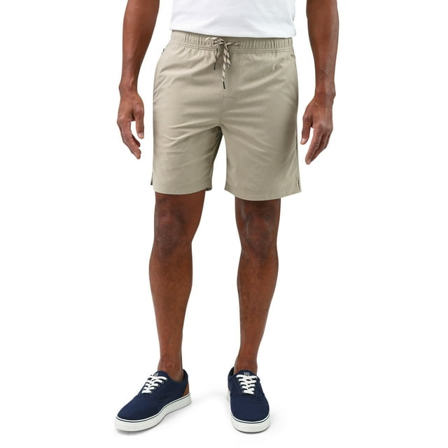 Chaps Men's & Big Men's 7" Pull On Stretch Twill Shorts, Sizes S-4XL ...