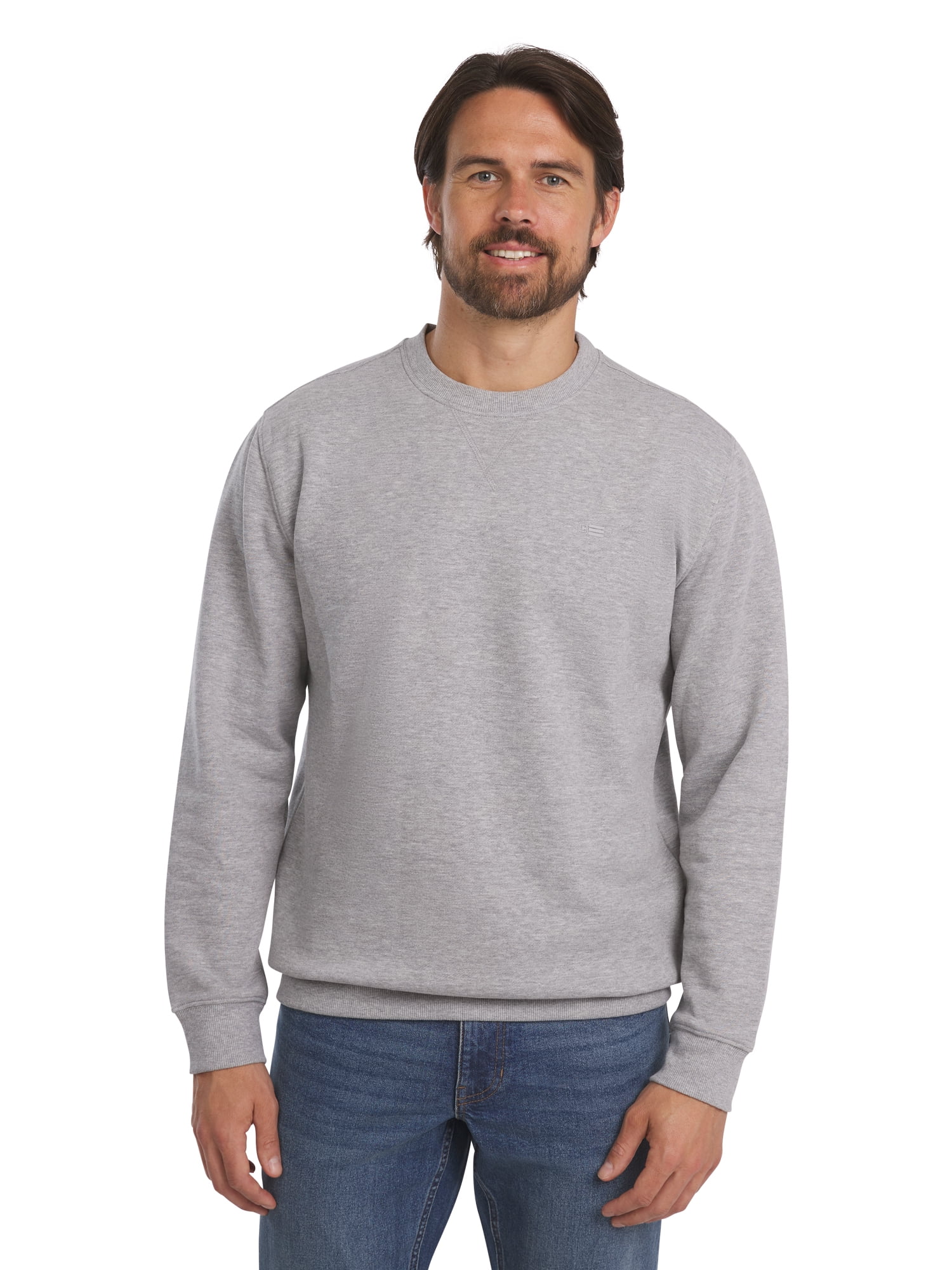 Chaps men's Everyday Fleece Crewneck Sweatshirt - Sizes S-3XL - Walmart.com